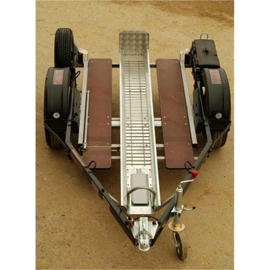 Remorque Porte 1 Moto Rail Large 600 Kg Type-Top Rgw 600 - Trailer Store